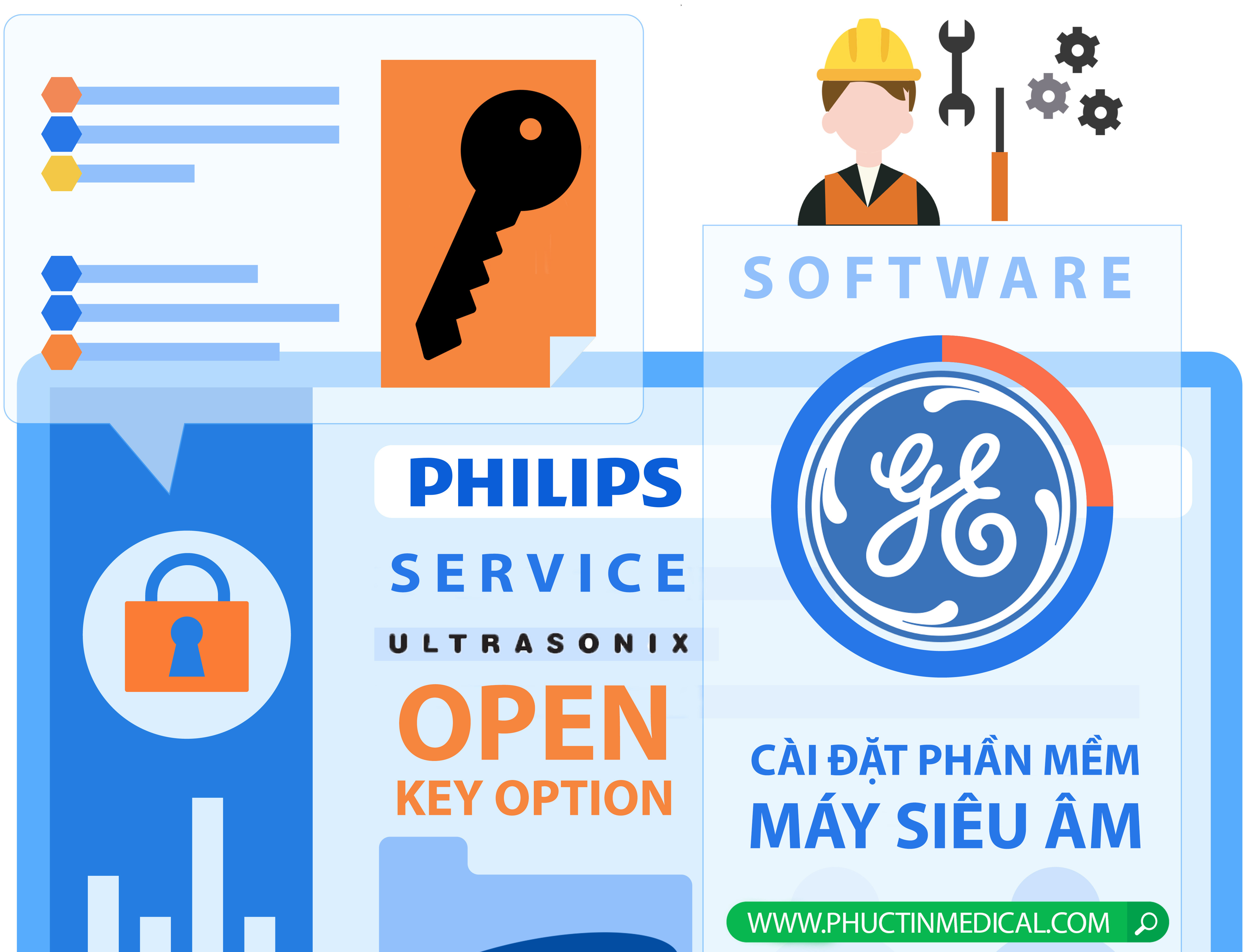 dịch vụ phần mềm - key option máy siêu âm